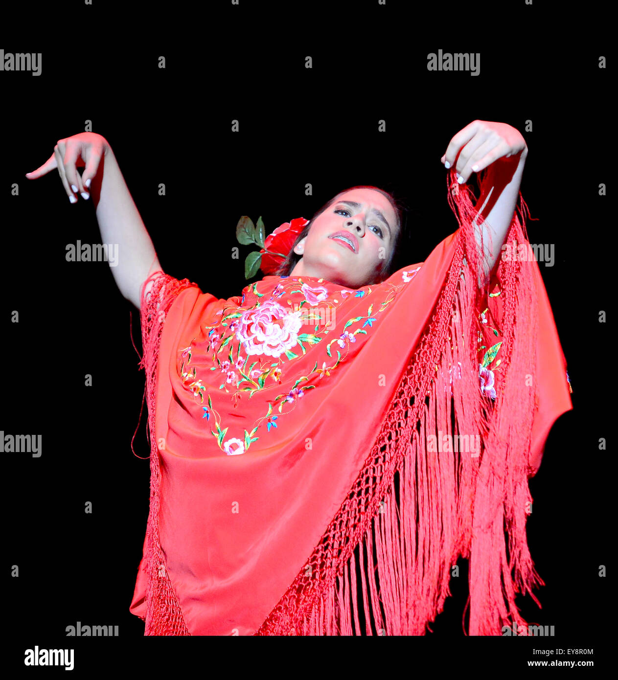 Spanish singer Rosario Flores performs at The Fillmore Miami Beach at ...