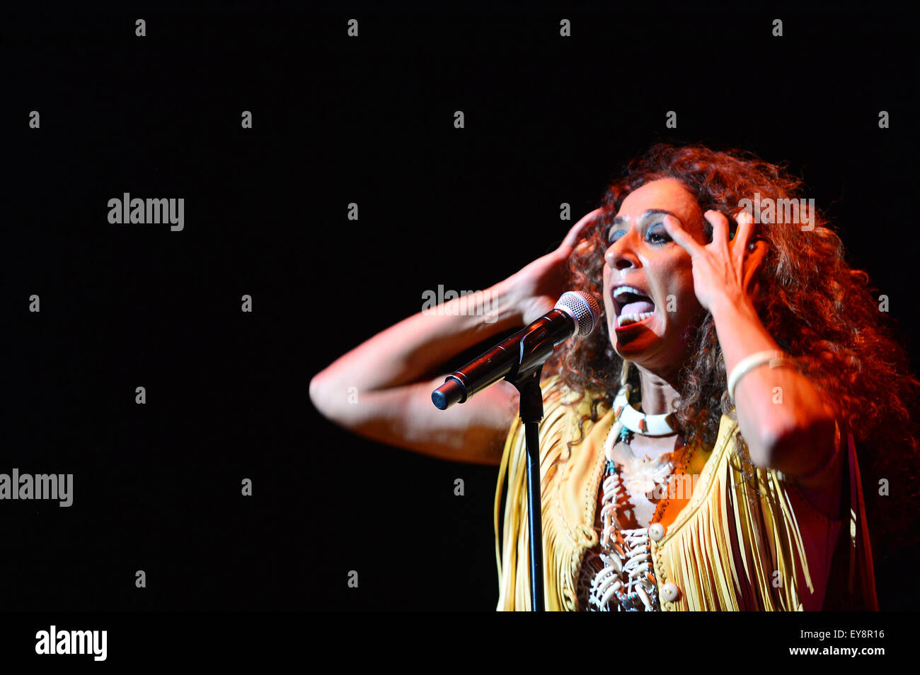 Live concert by the singer rosario flores hi-res stock photography and ...