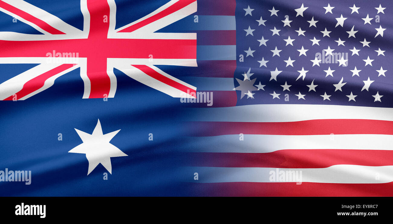 USA and Australia Stock Photo - Alamy
