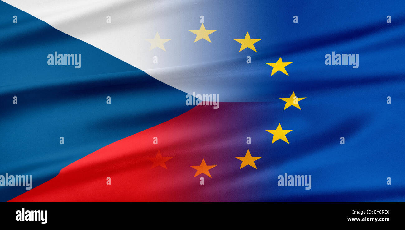 Czech republic eu flag hi-res stock photography and images - Alamy