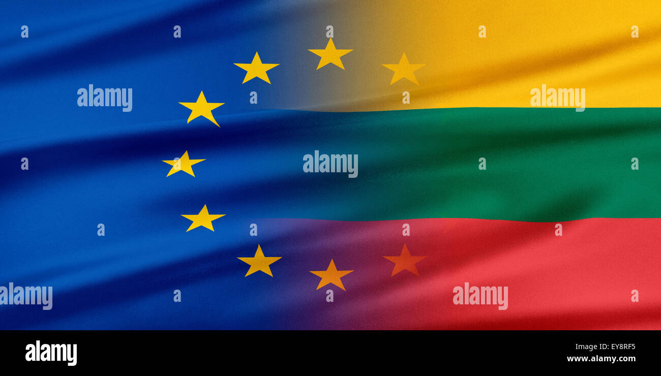 European Union and Lithuania Stock Photo - Alamy