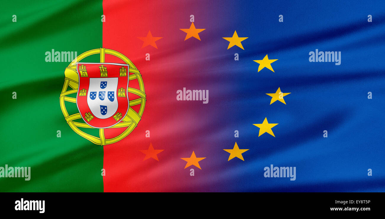 European Union and Portugal Stock Photo - Alamy