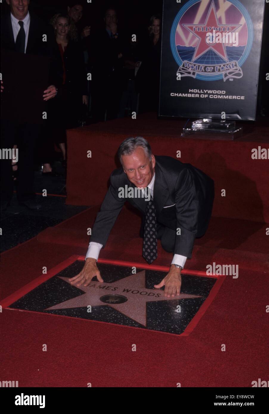 JAMES WOODS star on Hollywood Walk of Fame 1998.k13690mr. (Credit Image ...
