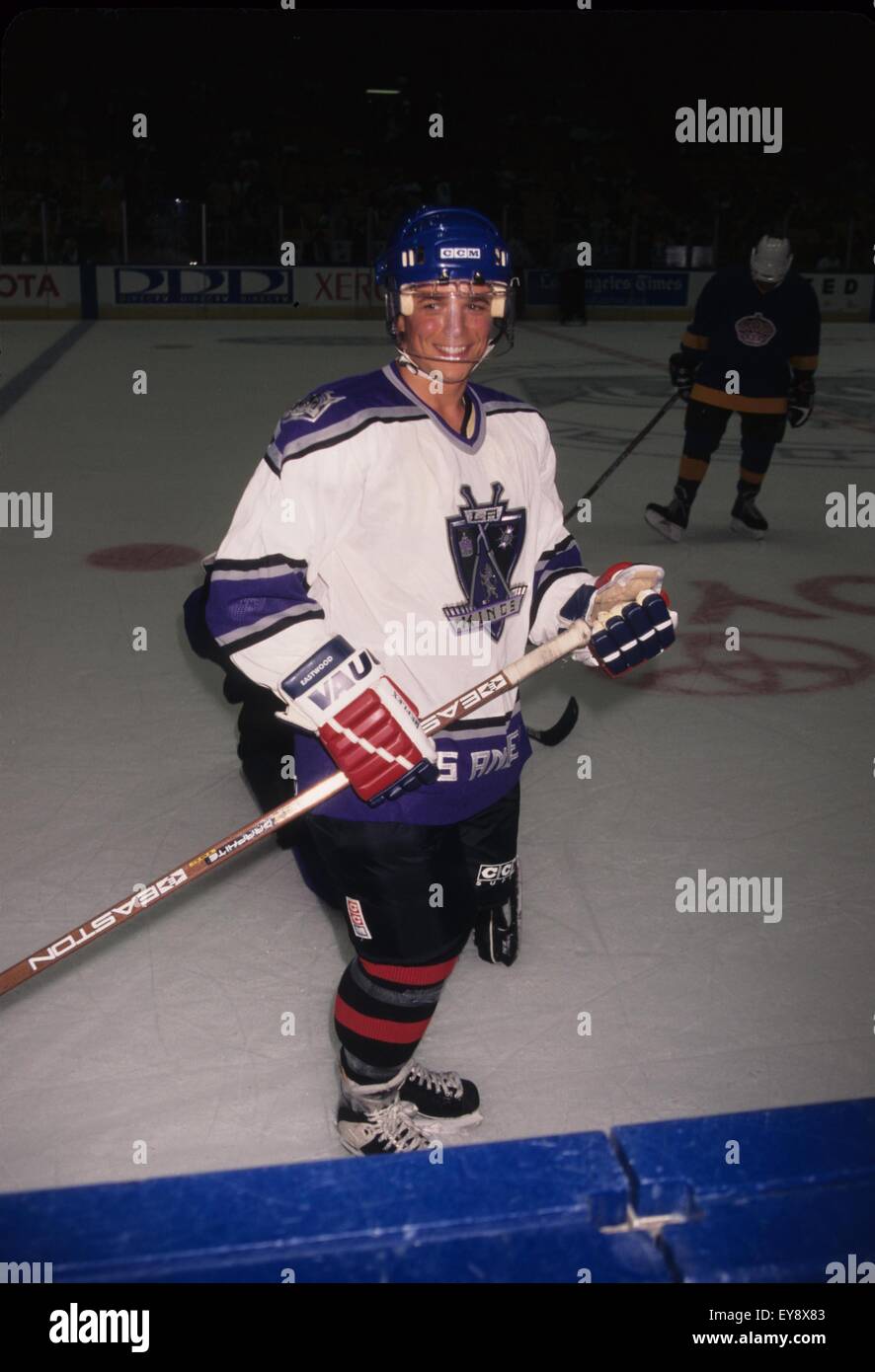 SCOTT WOLF at Exhibition Hockey Game Great Western Forum Inglewooe Ca ...
