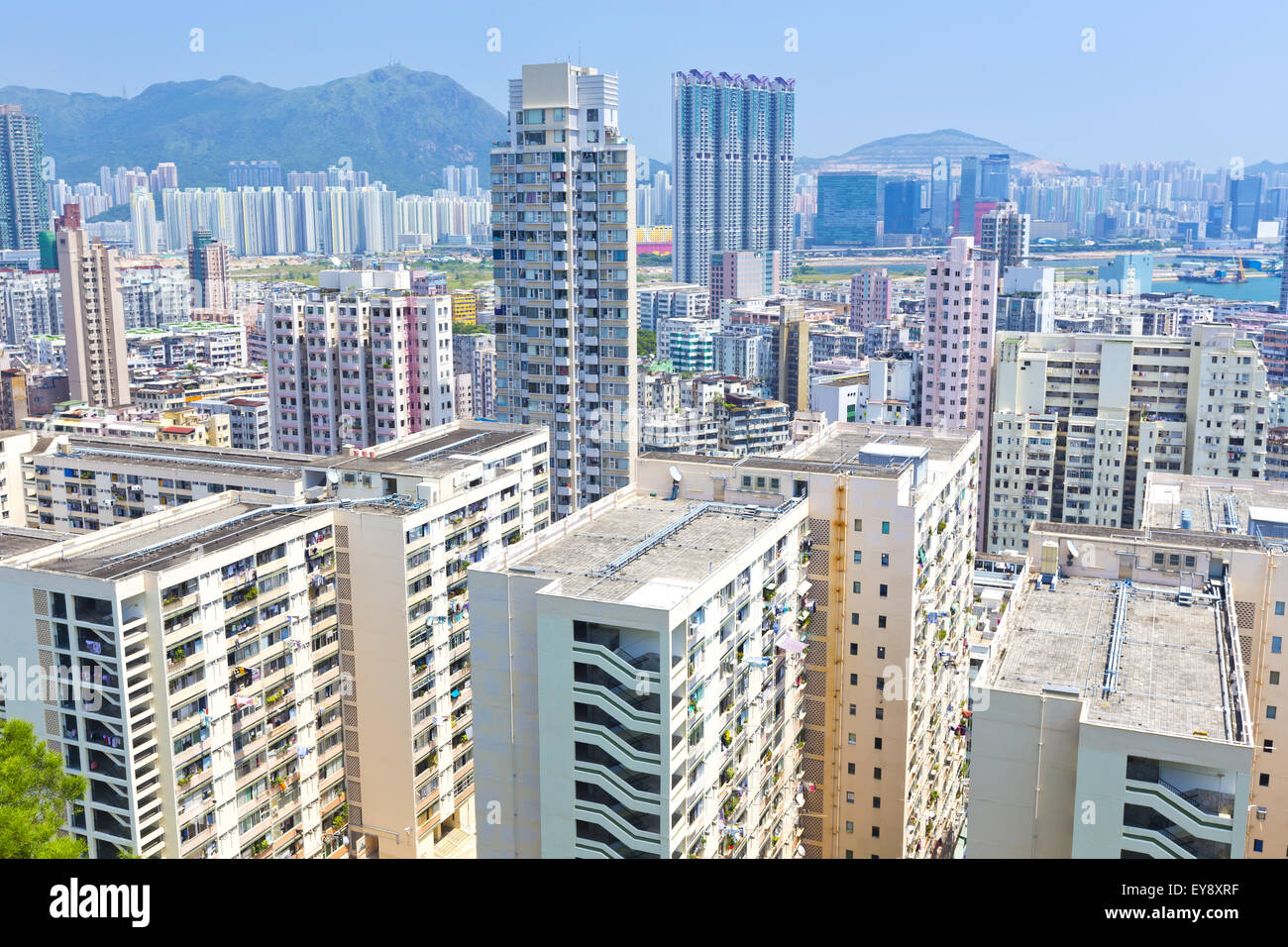 Public housing in Hong Kong Stock Photo - Alamy