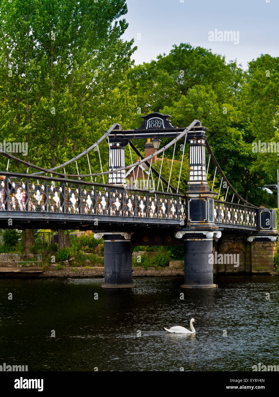 The Ferry Bridge at Burton on Trent Staffordshire England UK given to ...