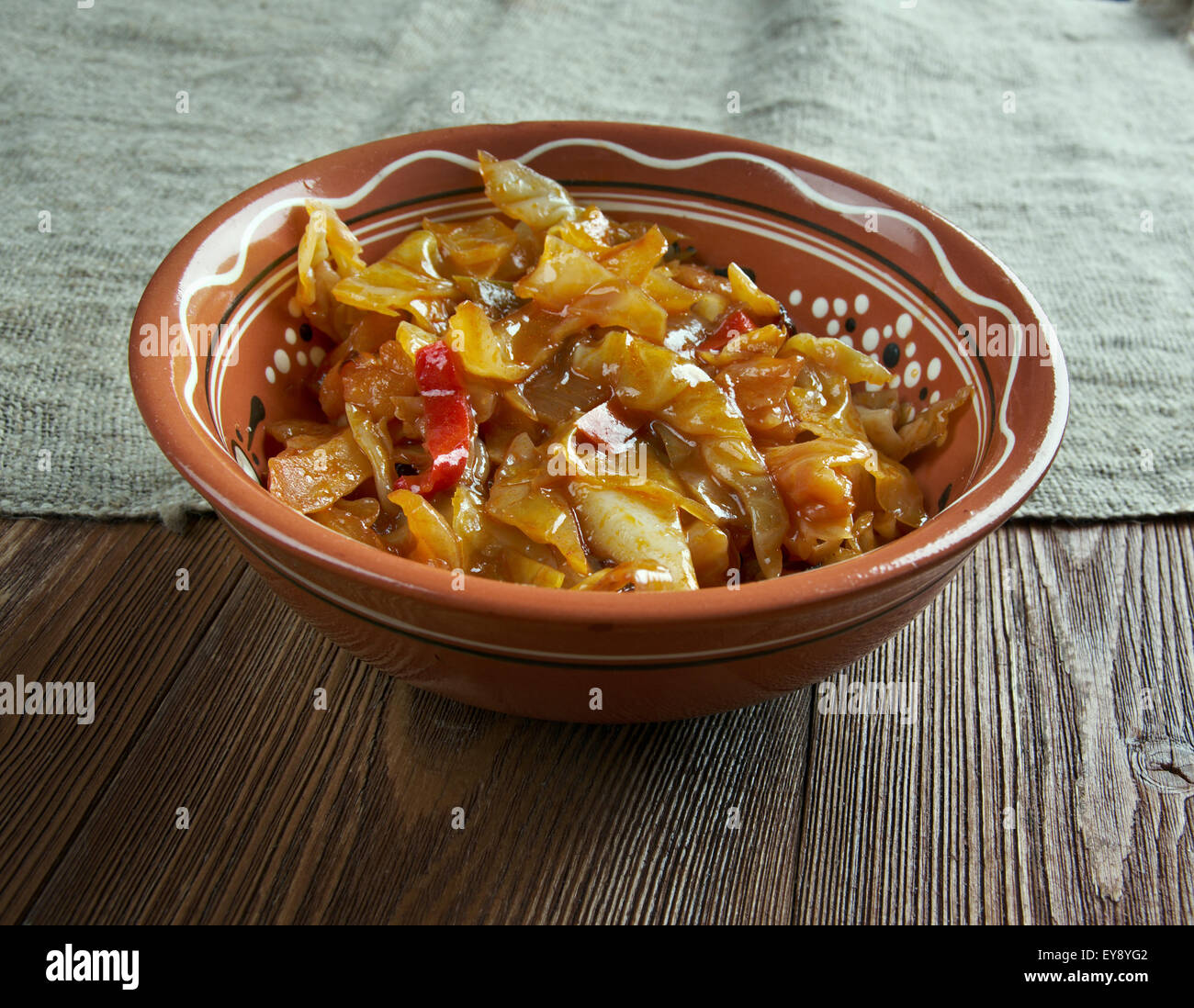 Kapuska - traditional Turkish cuisine stew cabbage.consumed in the ...