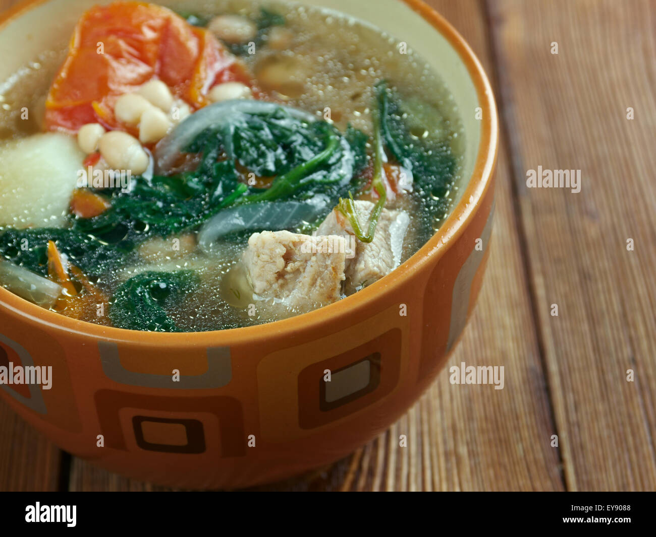 Caldo gallego - literally Galician broth, traditional soup dish from ...