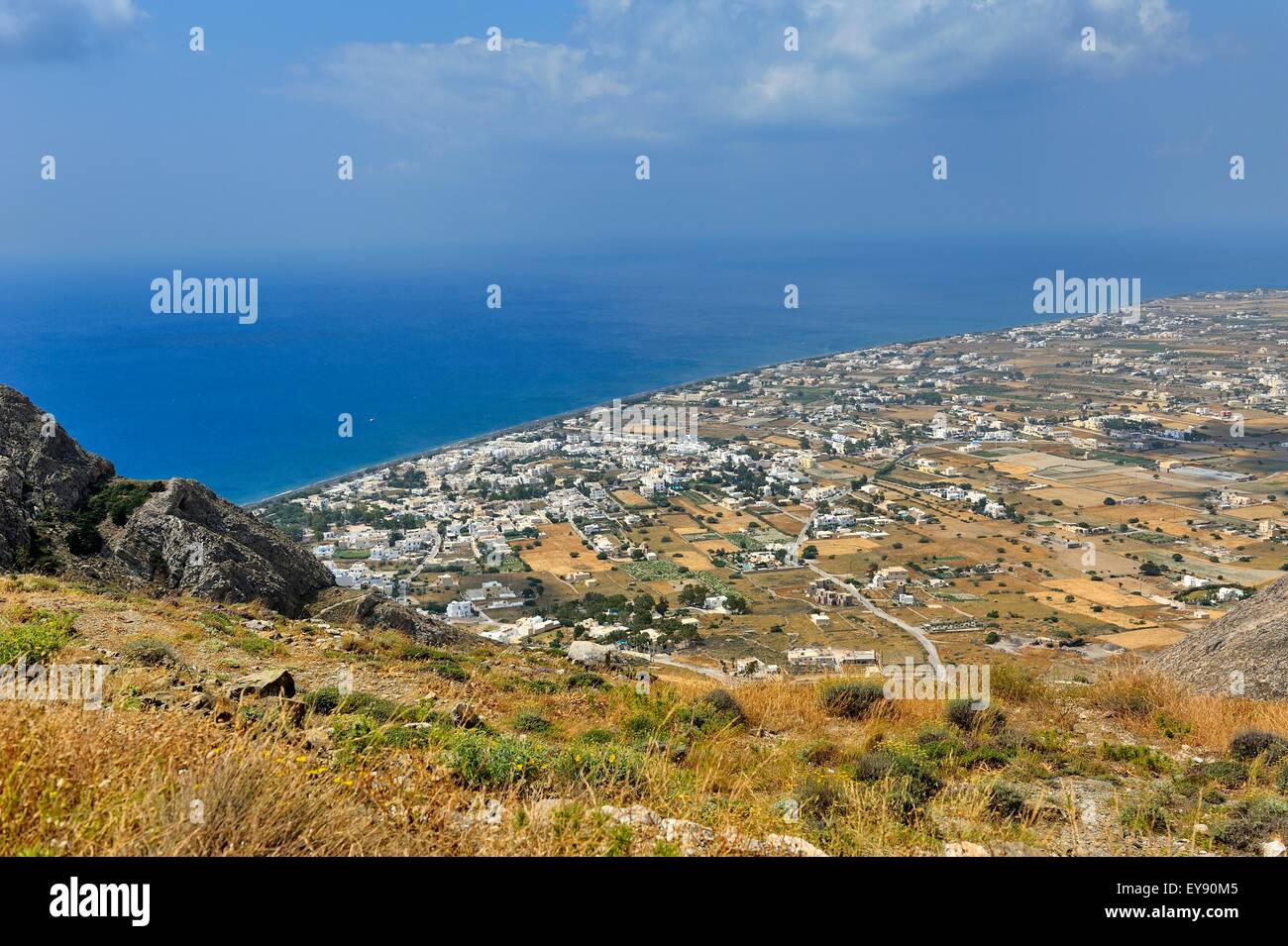Perissa village hi-res stock photography and images - Alamy