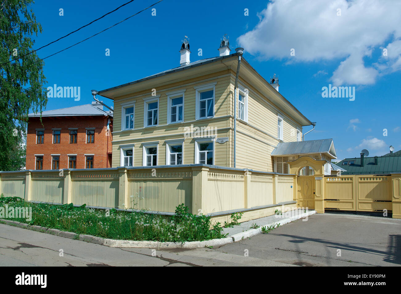 Russian carved frames of wooden houses .Vologda city, Russia Stock ...