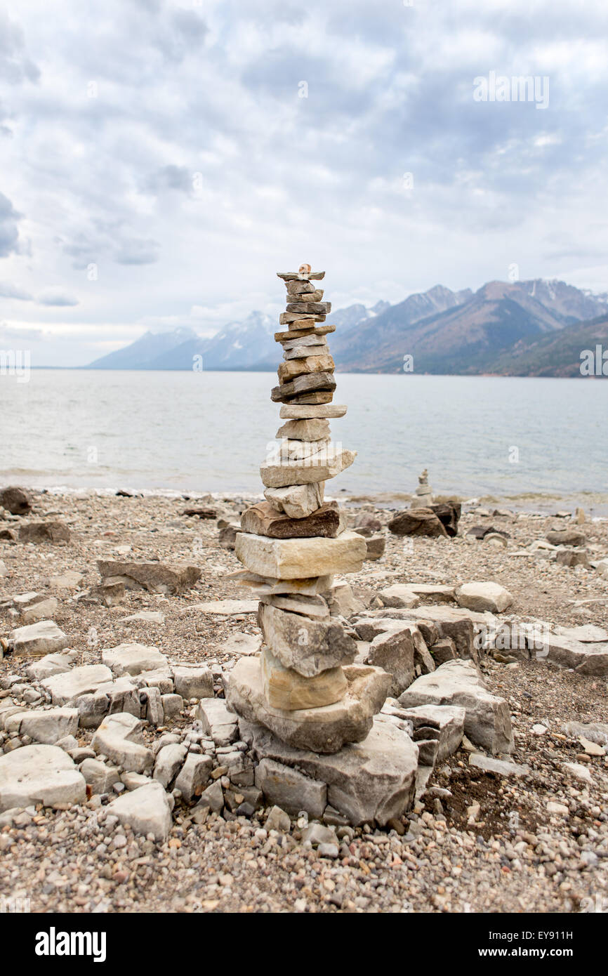 Cairn rock stack on hi-res stock photography and images - Alamy