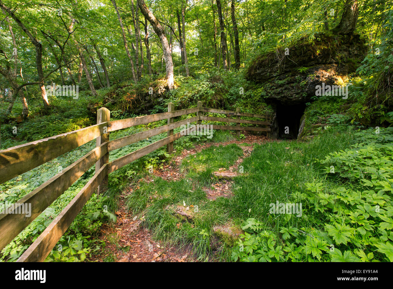 Ice cave at bixby state preserve hi-res stock photography and images ...