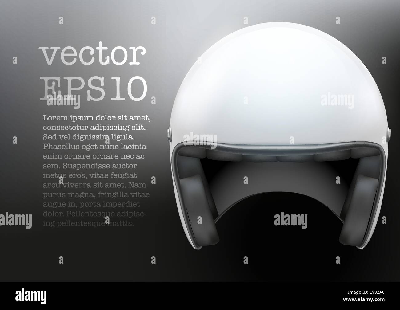 White Motorcycle helmet Stock Vector Image & Art - Alamy