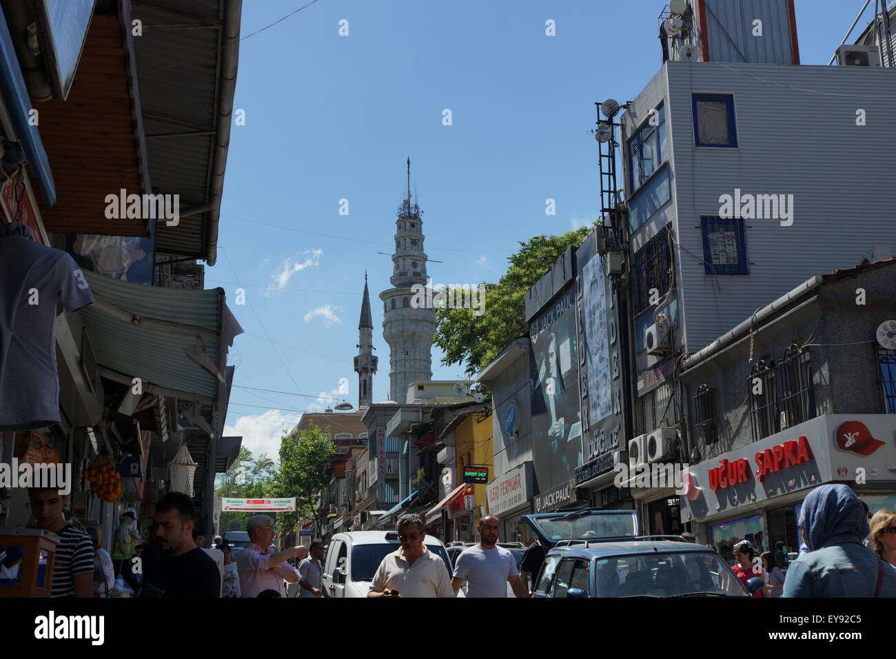Istanbul , street view,minarets Stock Photo - Alamy