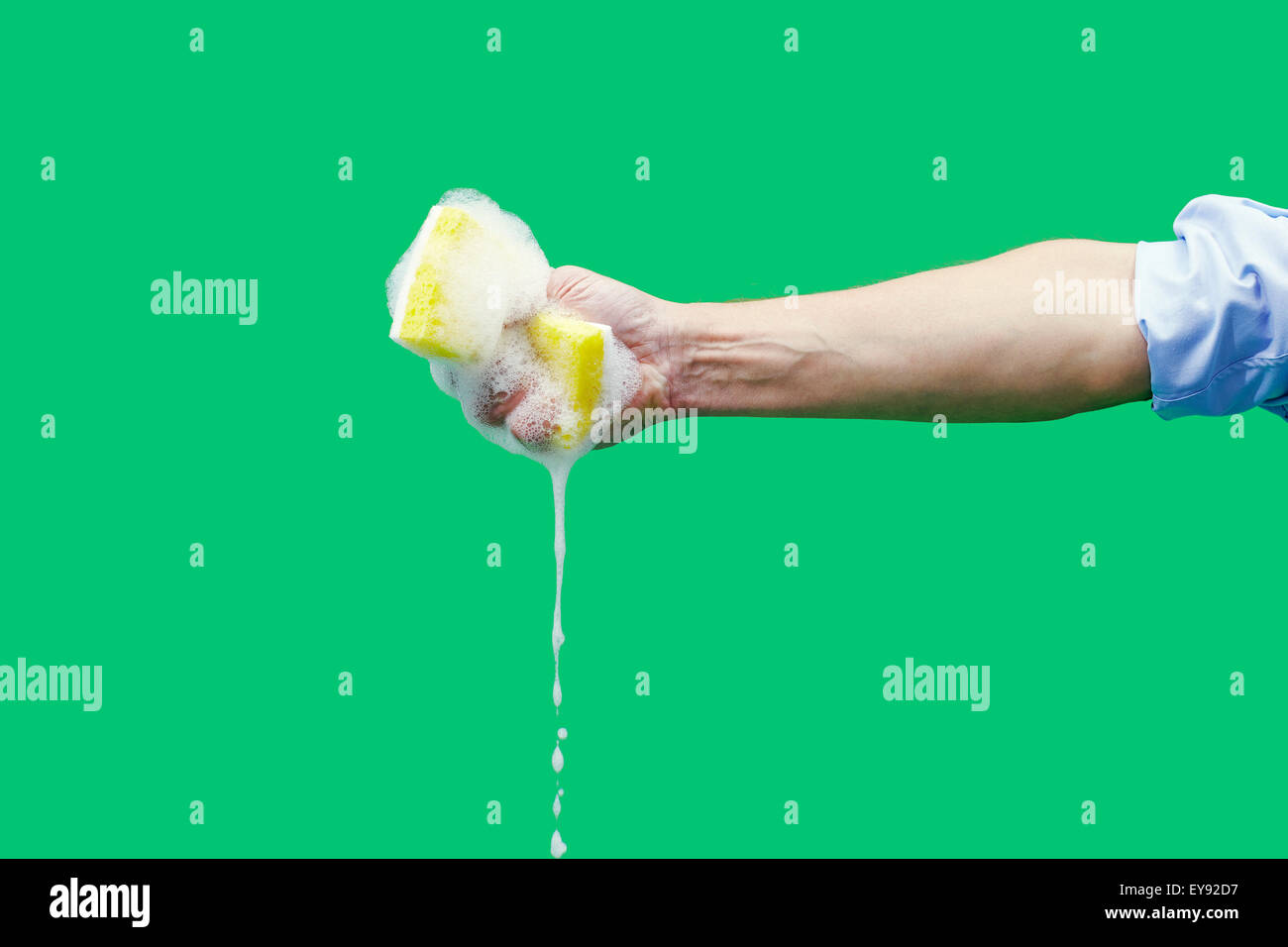 Squeezing Wet Sponge High Resolution Stock Photography and Images - Alamy