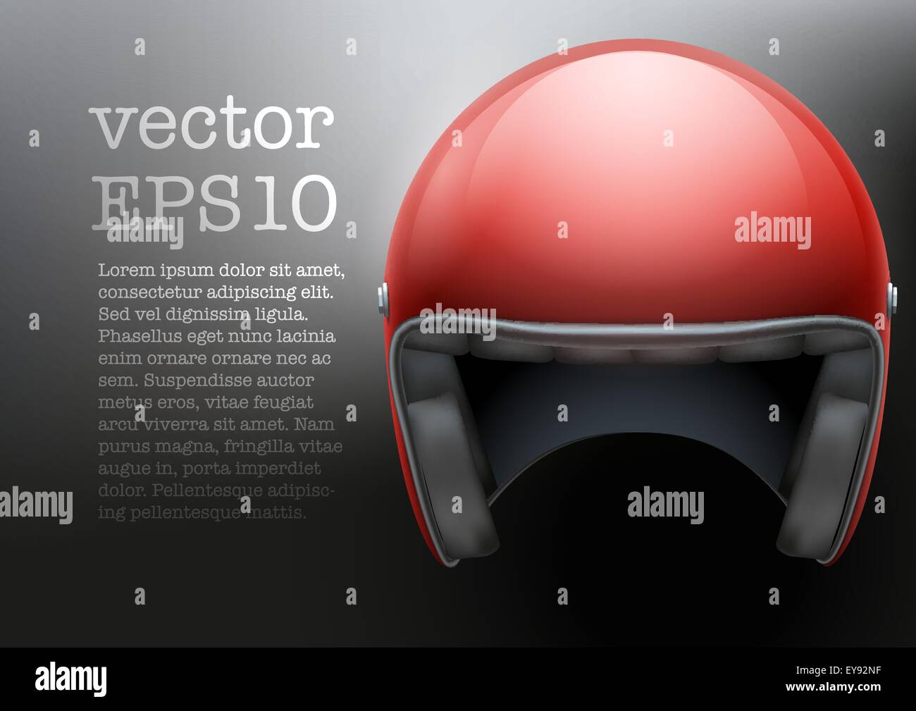 Red Motorcycle helmet Stock Vector Image & Art - Alamy