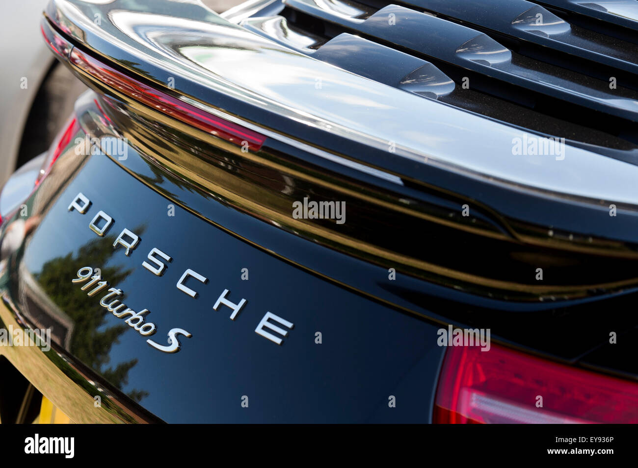 Porsche 911 Turbo S Rear End Stock Photo - Alamy