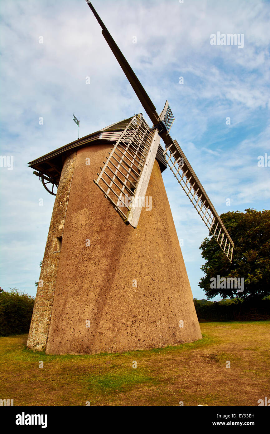 A windmill on the Isle of Wight, UK Stock Photo - Alamy