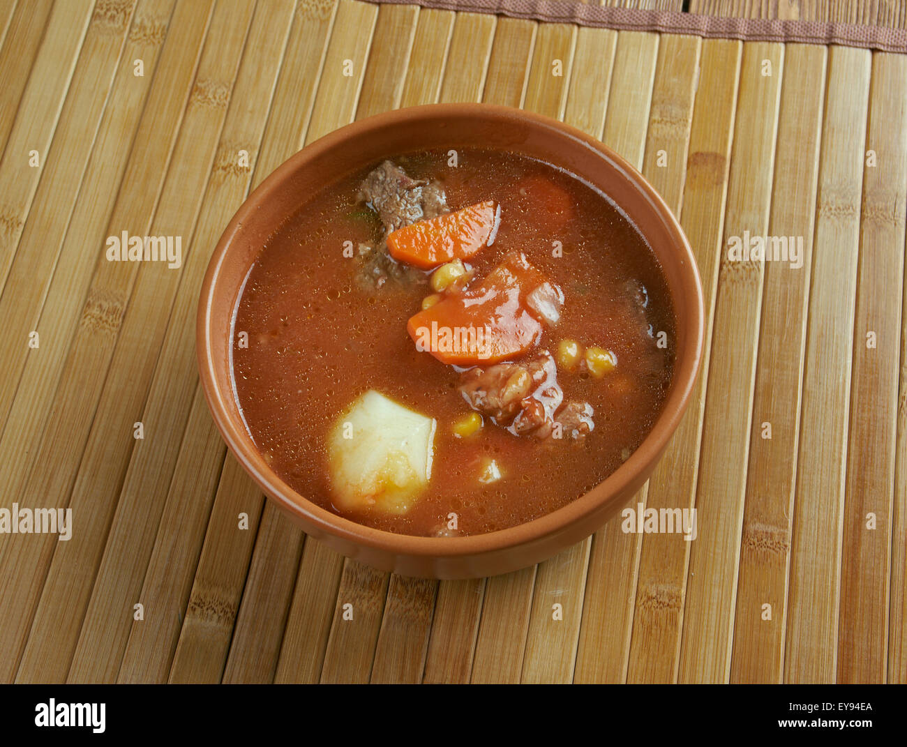 maconochie stew - stew of sliced turnips, carrots and potatoes Stock ...