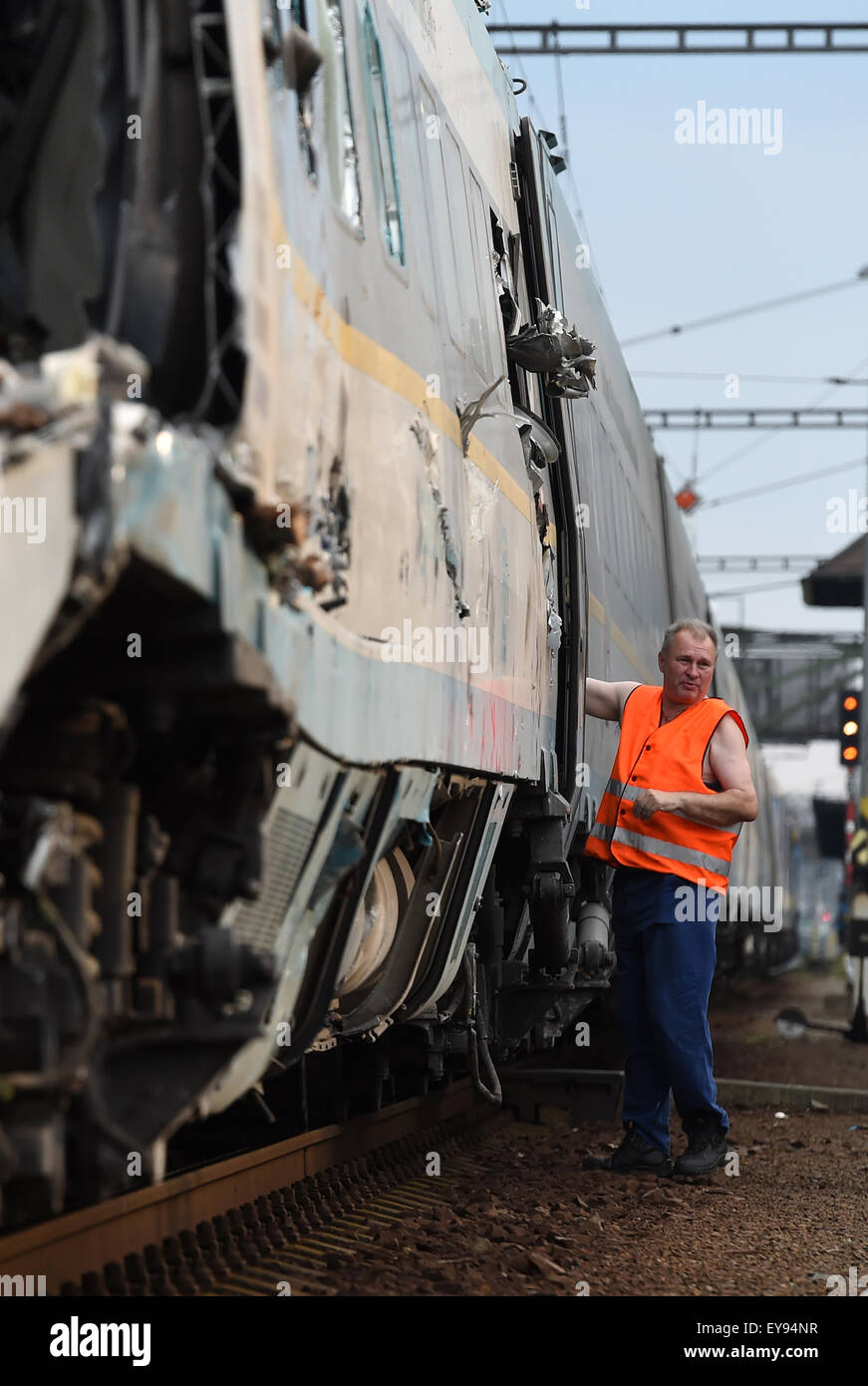 Train Seen On Destroyed Railway High Resolution Stock Photography and ...