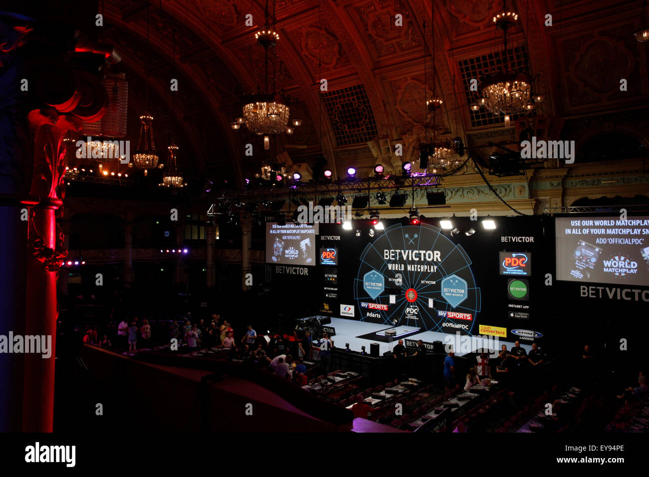 Blackpool, UK. 24th July, 2015. BetVictor World Matchplay Darts ...