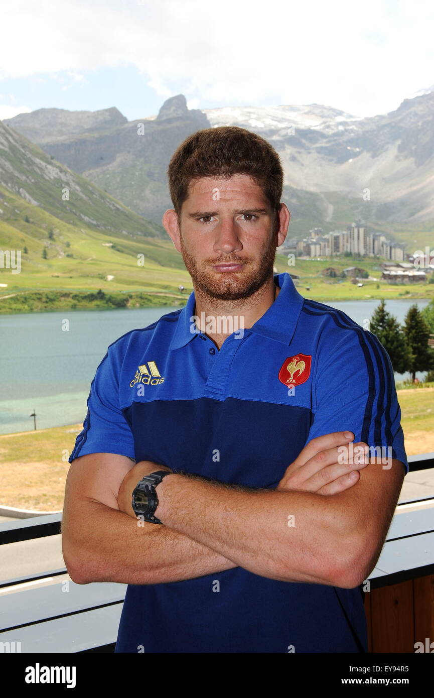 Pascal PAPE - 19.07.2015 -Equipe de France de rugby - Stage de ...