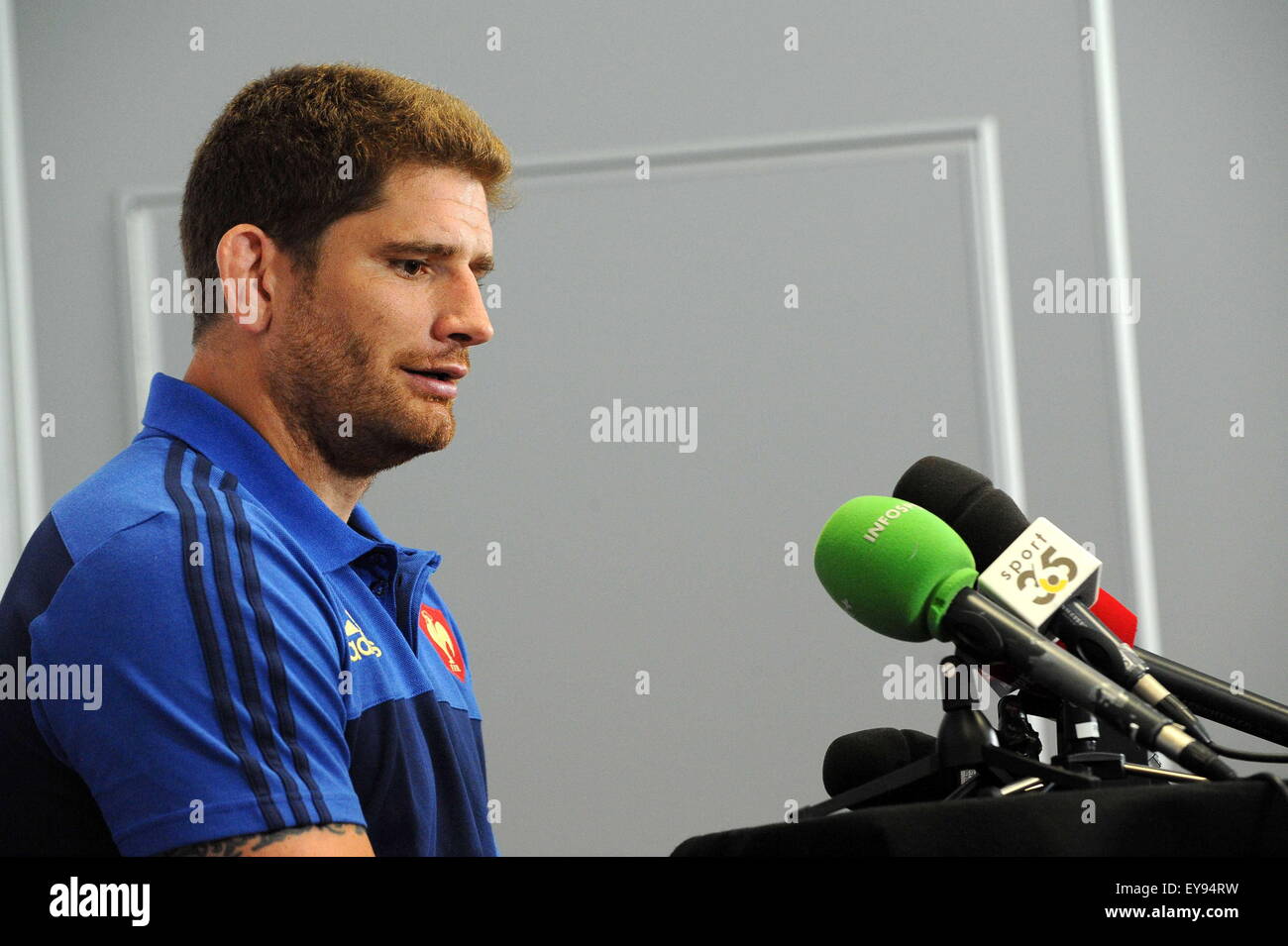Pascal PAPE - 19.07.2015 -Equipe de France de rugby - Stage de ...