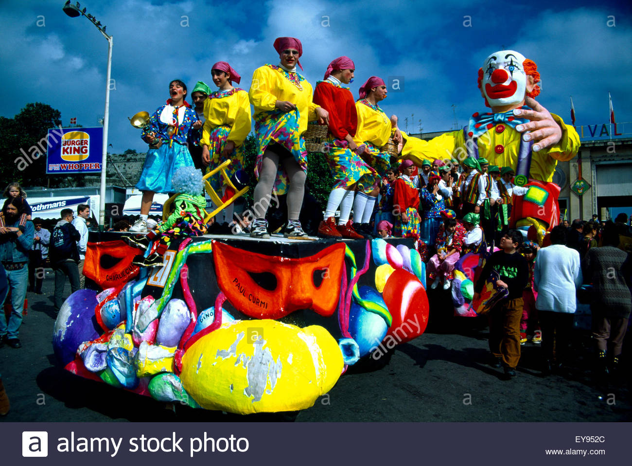 Carnival Valletta Malta Stock Photos & Carnival Valletta Malta Stock ...