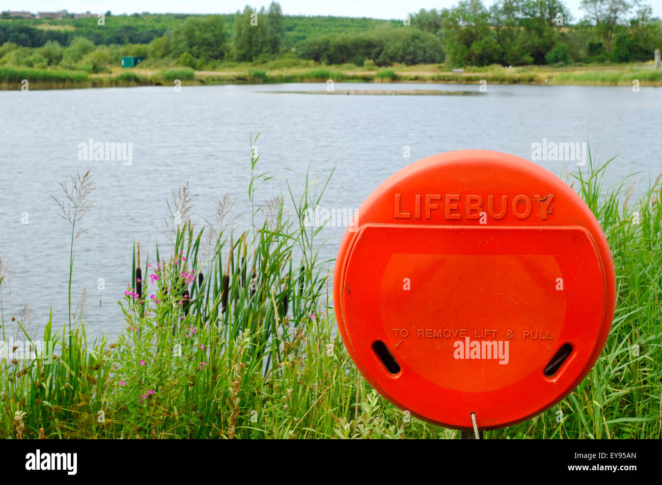 Stanwick lakes Northamptonshire England Stock Photo - Alamy