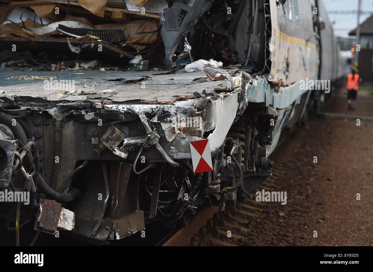 Train Seen On Destroyed Railway High Resolution Stock Photography and ...