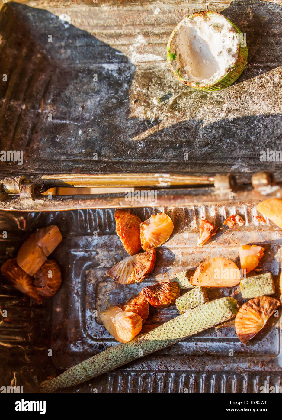 Box containing beetle nuts, Melo village, Flores, East Nusa Tenggara ...