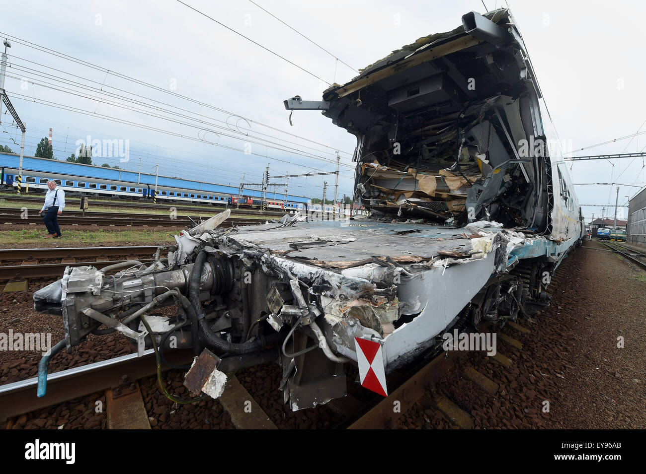 Train Seen On Destroyed Railway High Resolution Stock Photography and ...