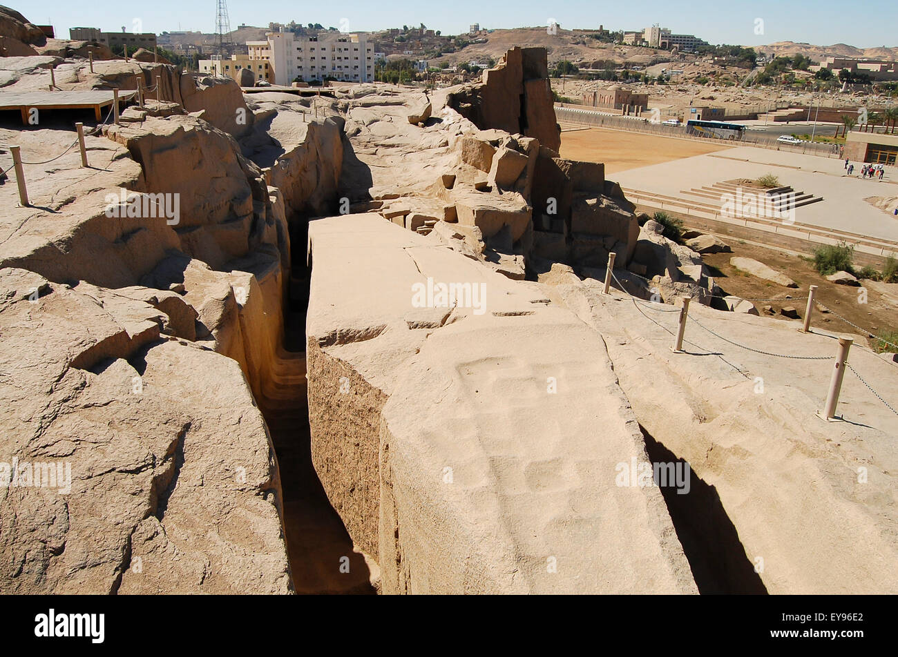 Unfinished Obelisk - Aswan - Egypt Stock Photo - Alamy