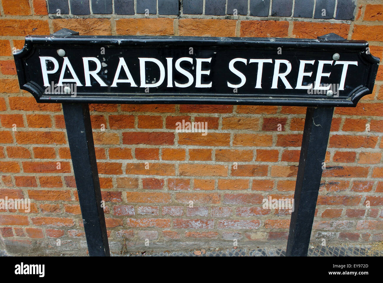 paradise Street sign Oxford Stock Photo - Alamy