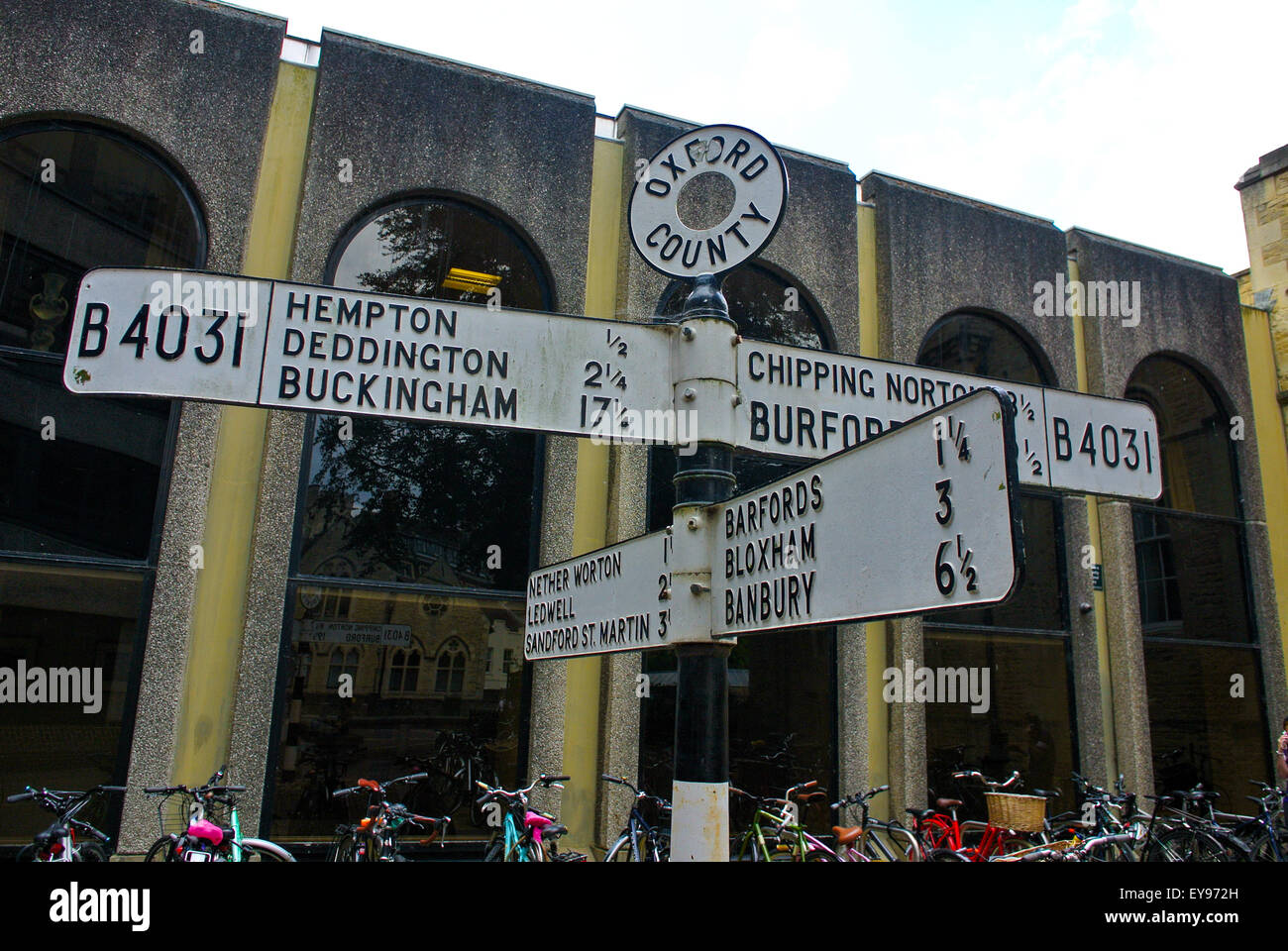 Oxford road signs Stock Photo - Alamy
