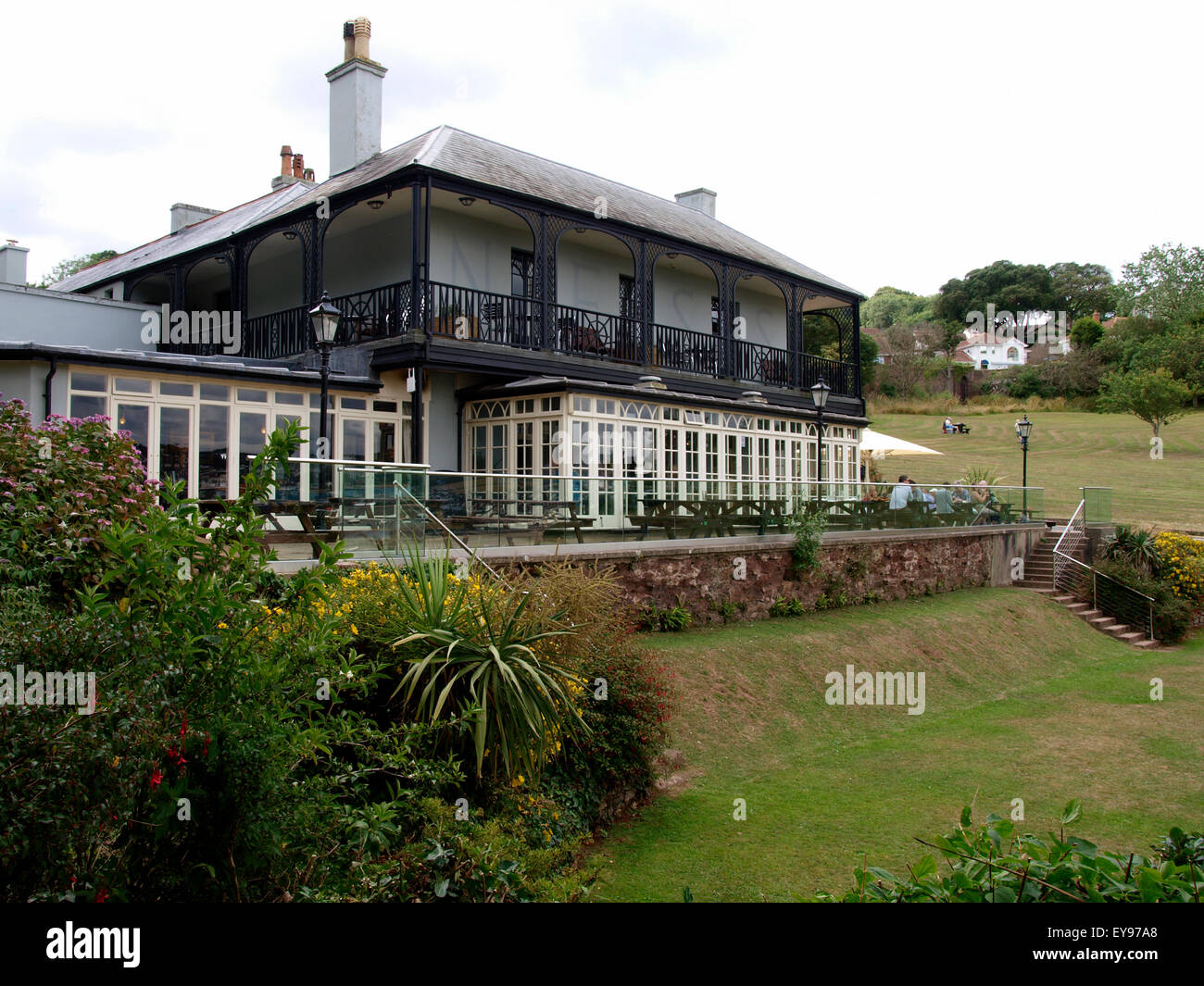 The Ness Hotel, Shaldon, Devon, UK Stock Photo - Alamy