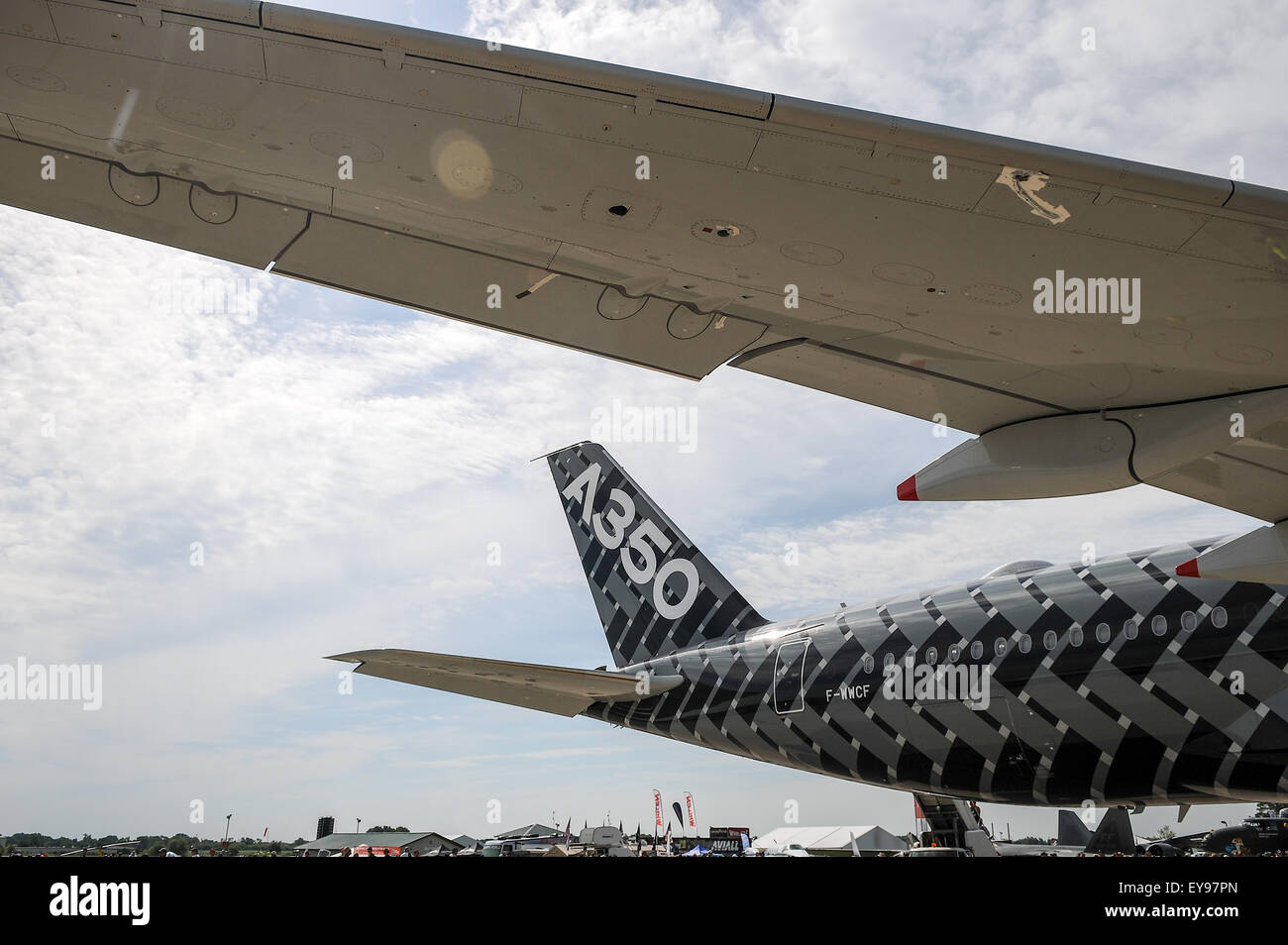 Oshkosh, WI, USA. 22nd July, 2015. JULY 22, 2015- The Airbus A350's ...