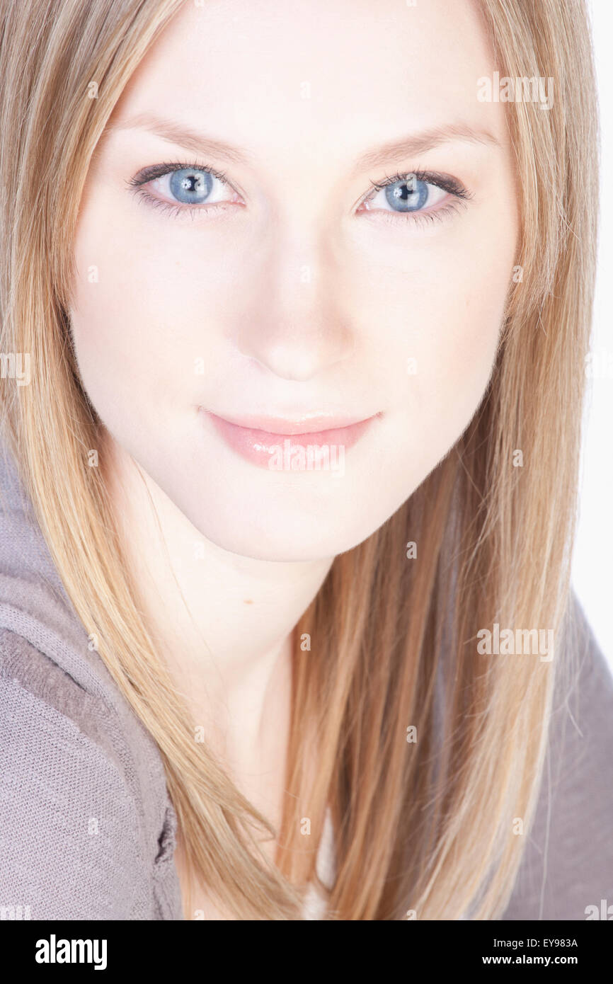 Portrait of a young woman; Edmonton, Alberta, Canada Stock Photo - Alamy