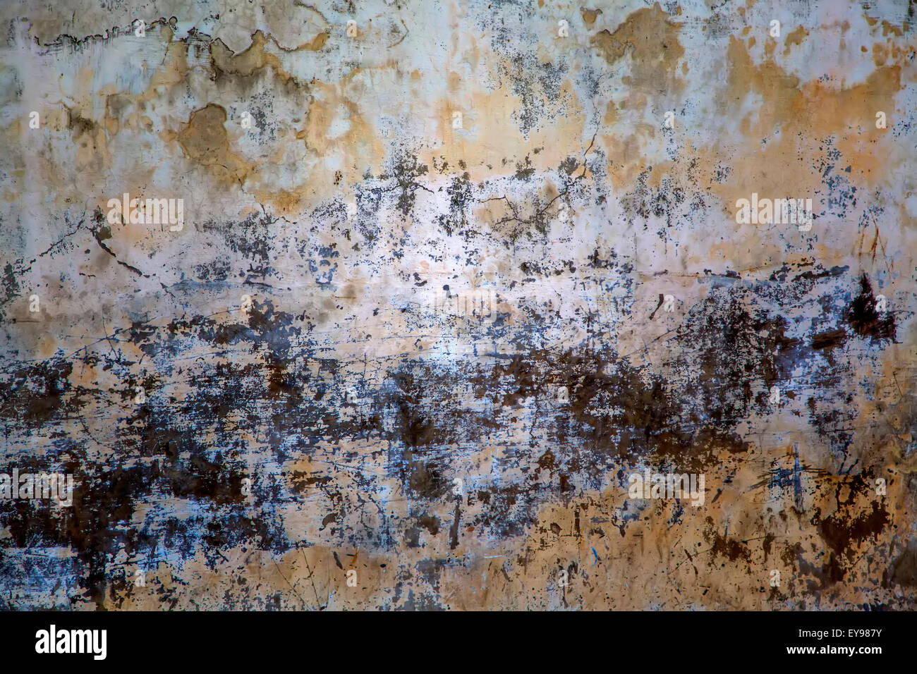 Detail of the orange stone wall Stock Photo - Alamy