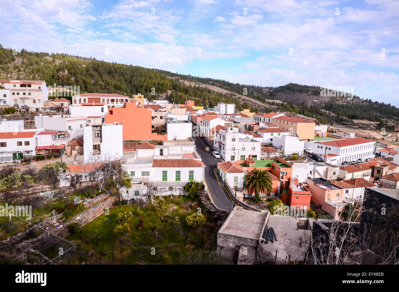 Village of Vilaflor Stock Photo - Alamy