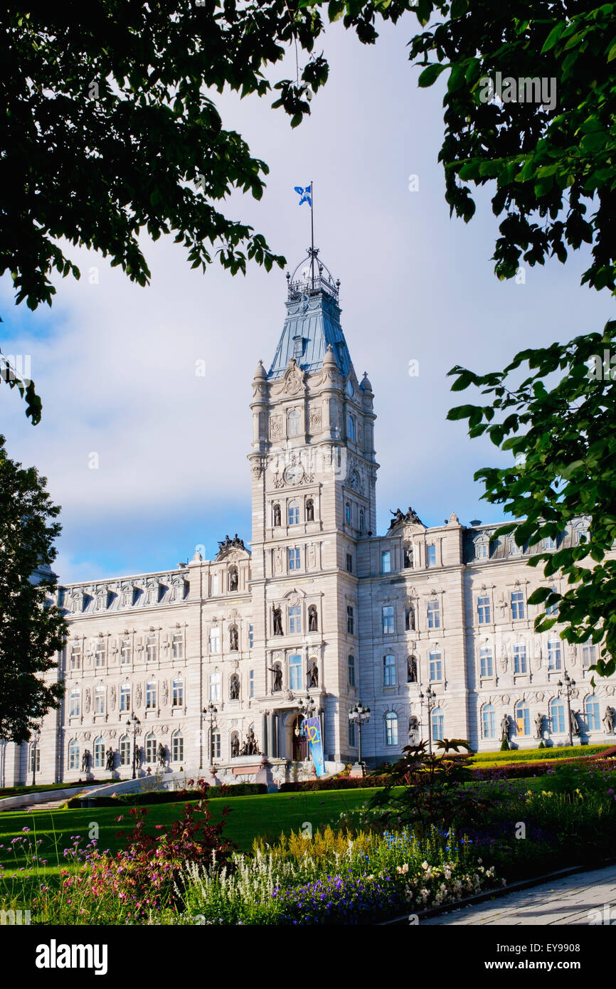 Quebec Parliament Buildings; Quebec City, Quebec, Canada Stock Photo ...