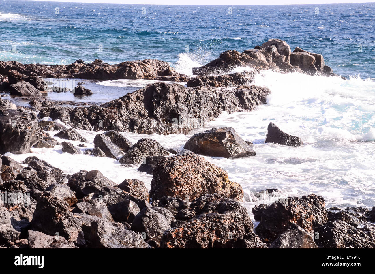 Basaltic Lava Formation Stock Photo - Alamy