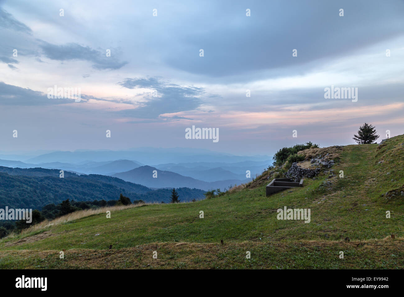 storm in the valley in the italian alps Stock Photo - Alamy