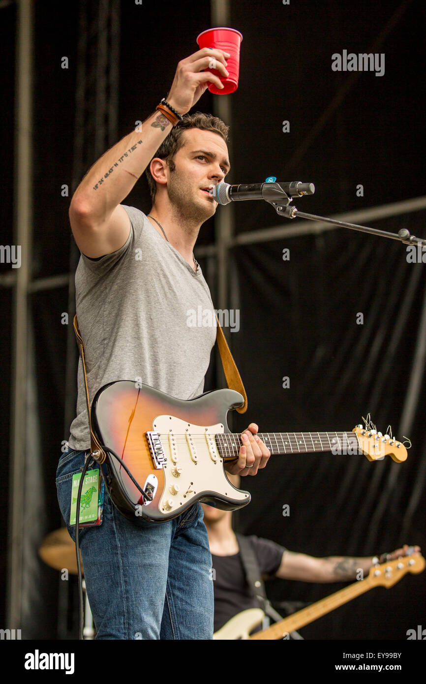 Brooklyn, Michigan, USA. 19th July, 2015. RYAN KINDER performs at the ...