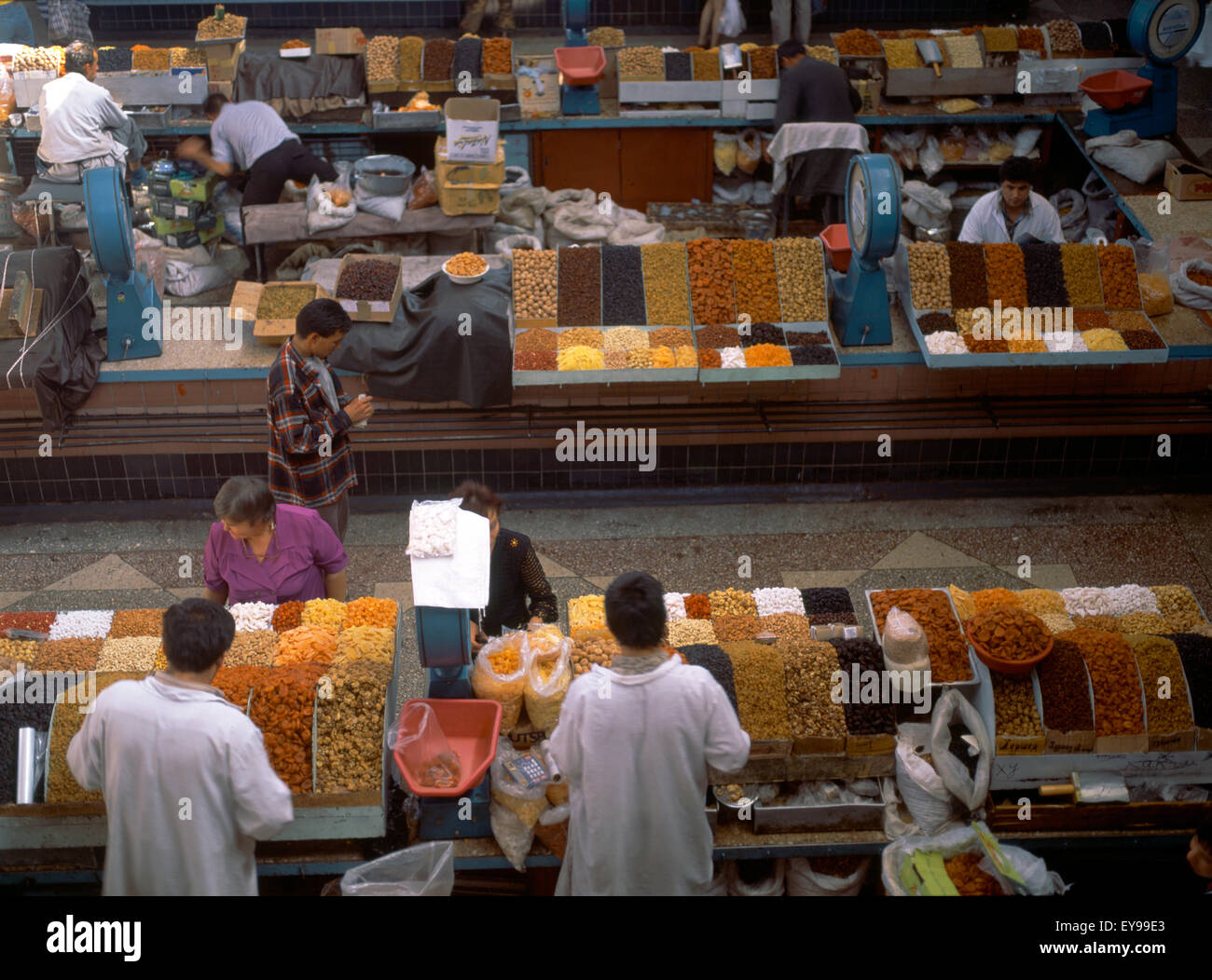 Almaty Kazakhstan Central Indoor Market Dried Fruit & Nuts Zelyony ...