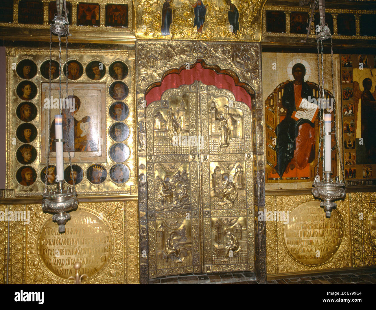 Interior cathedral annunciation kremlin hi-res stock photography and ...