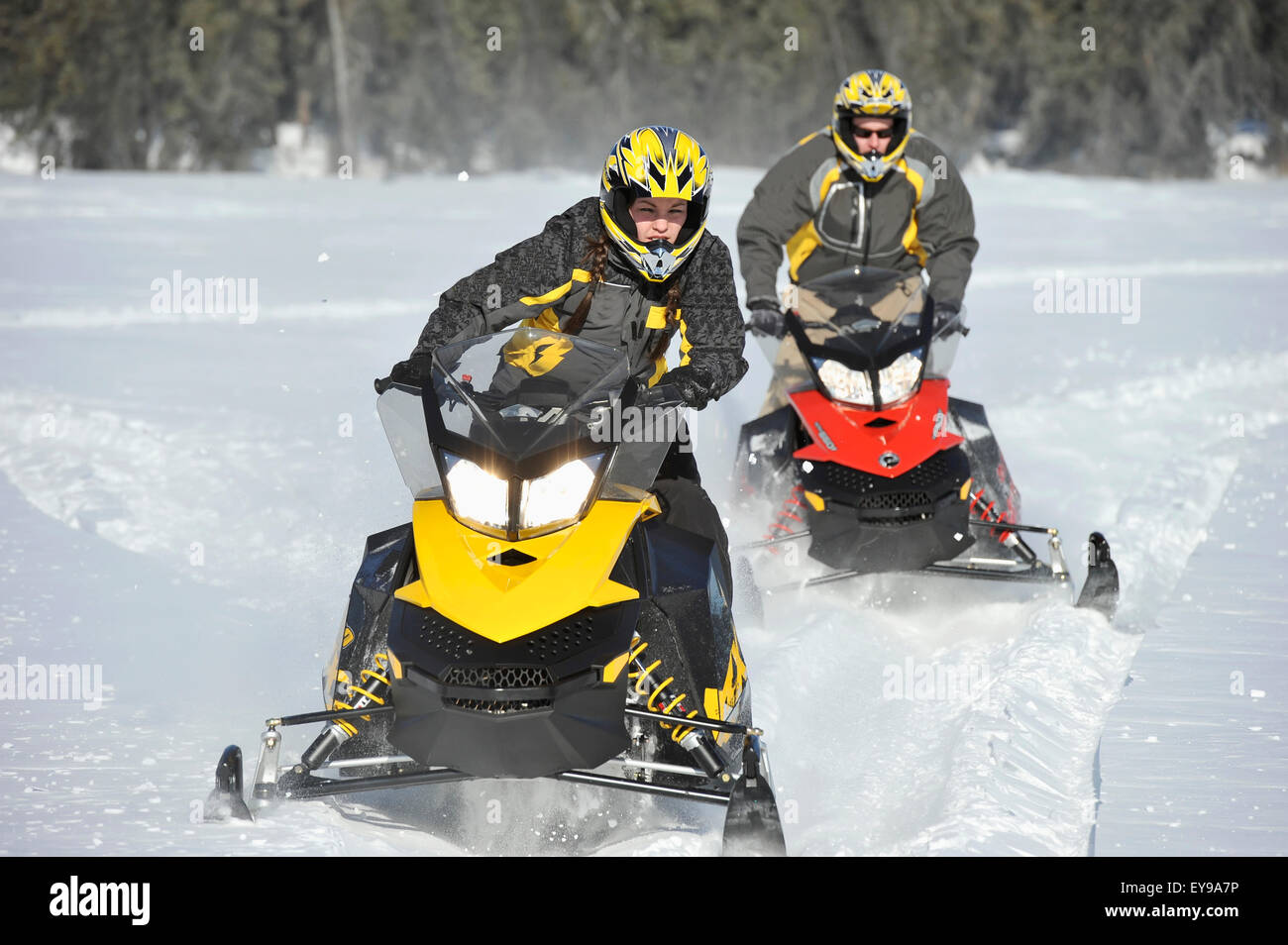 Snowmobiling speed hi-res stock photography and images - Alamy