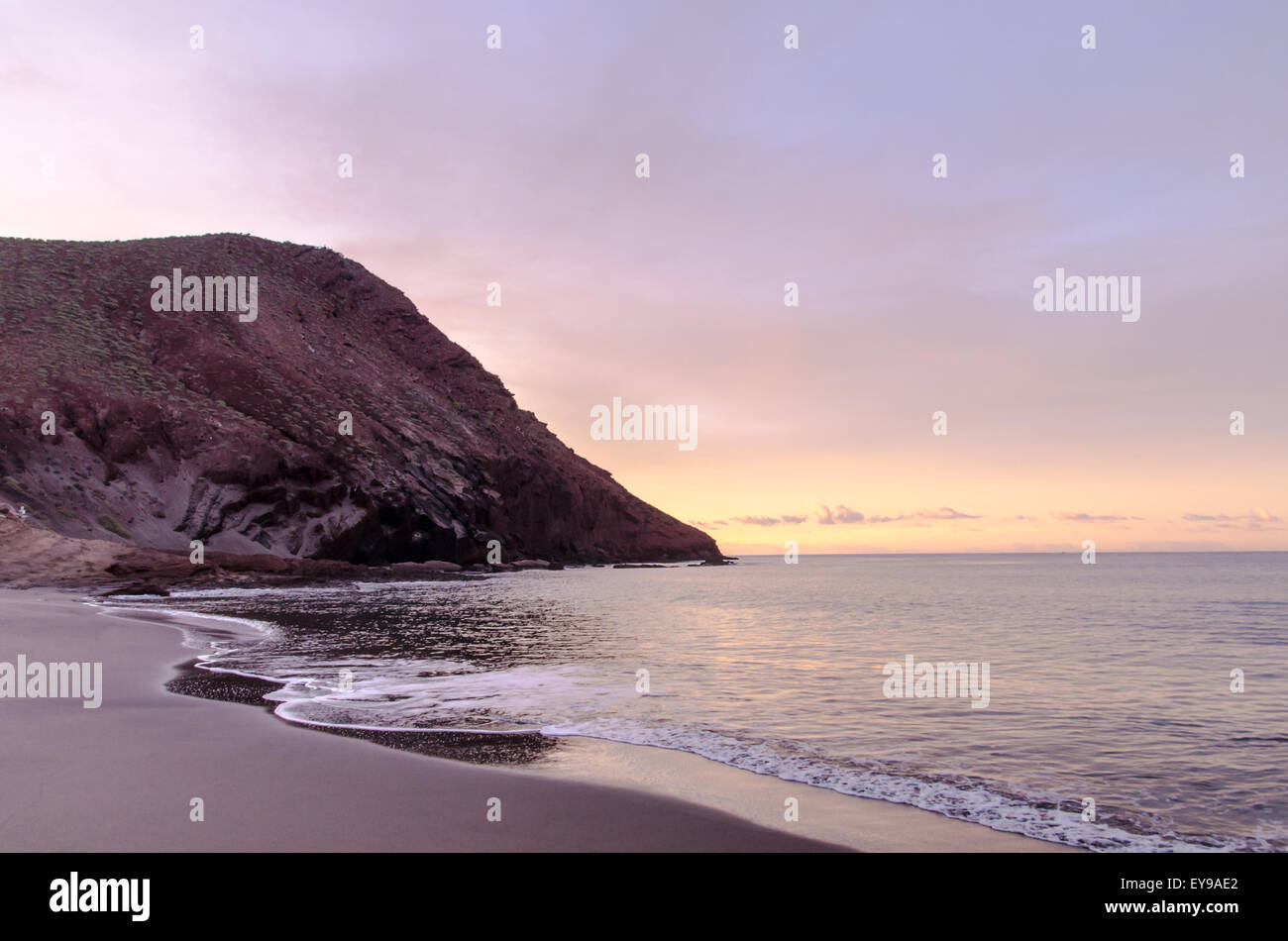 Sunset on the Atlantic Ocean Stock Photo - Alamy