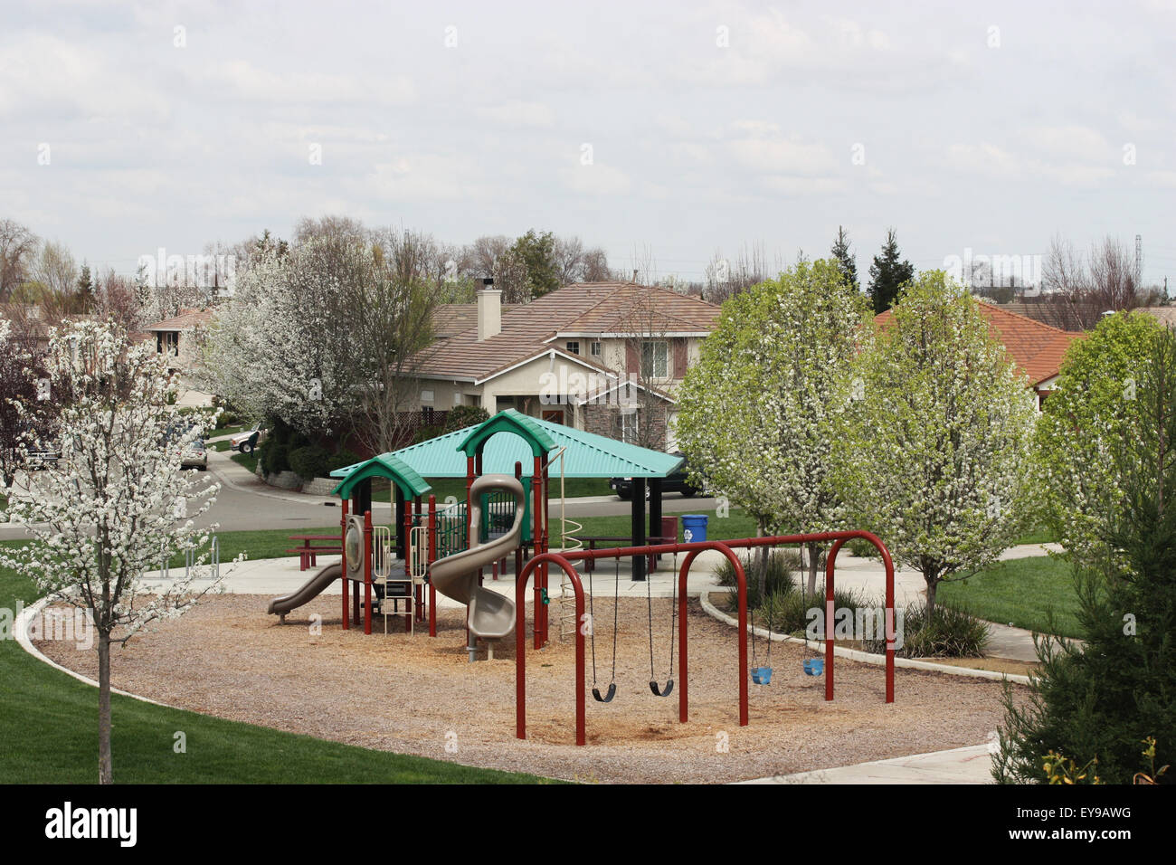 Small Neighborhood Playground in residential community Stock Photo - Alamy