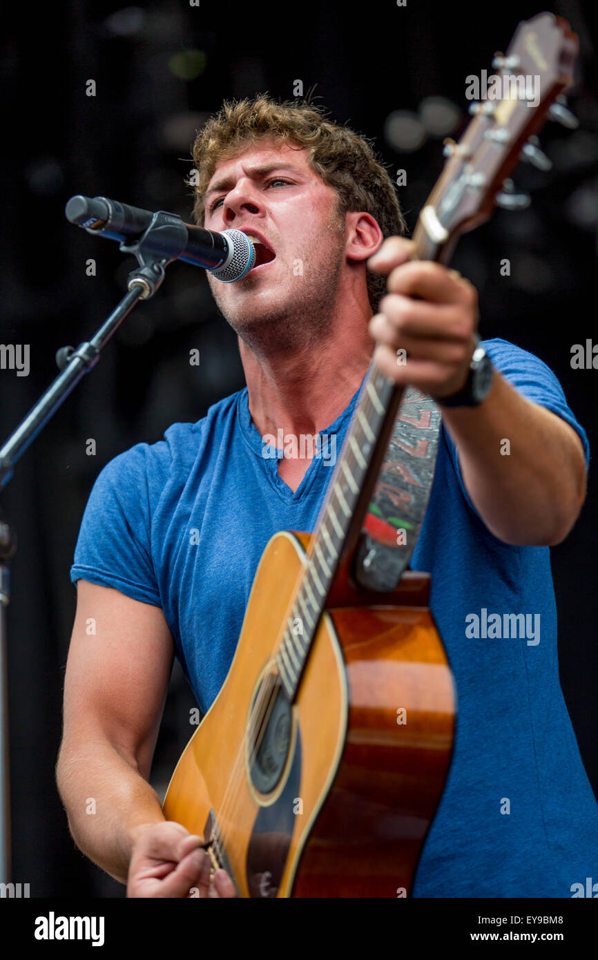 Brooklyn, Michigan, USA. 17th July, 2015. GUNNER & THE GRIZZLY BOYS ...